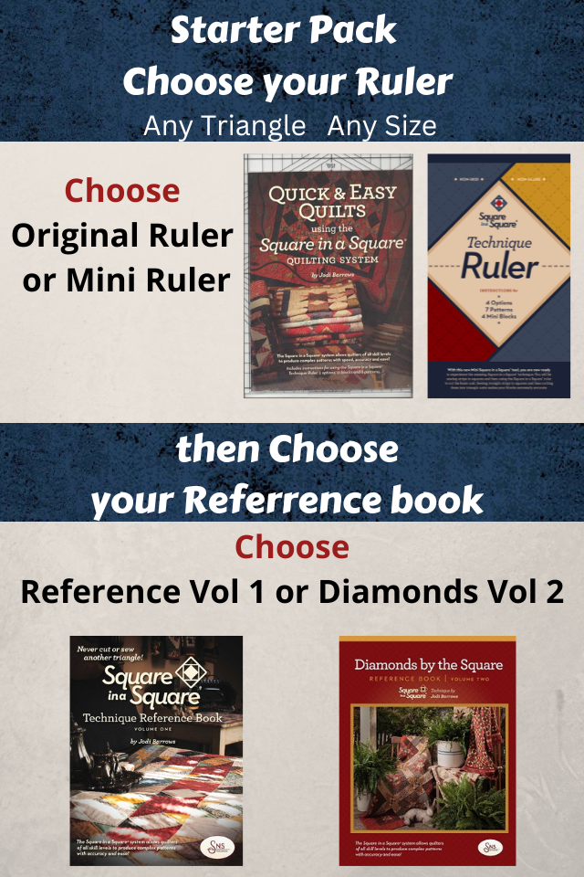 STARTER PACK - Choose your Ruler & Reference book – Square in a Square ...