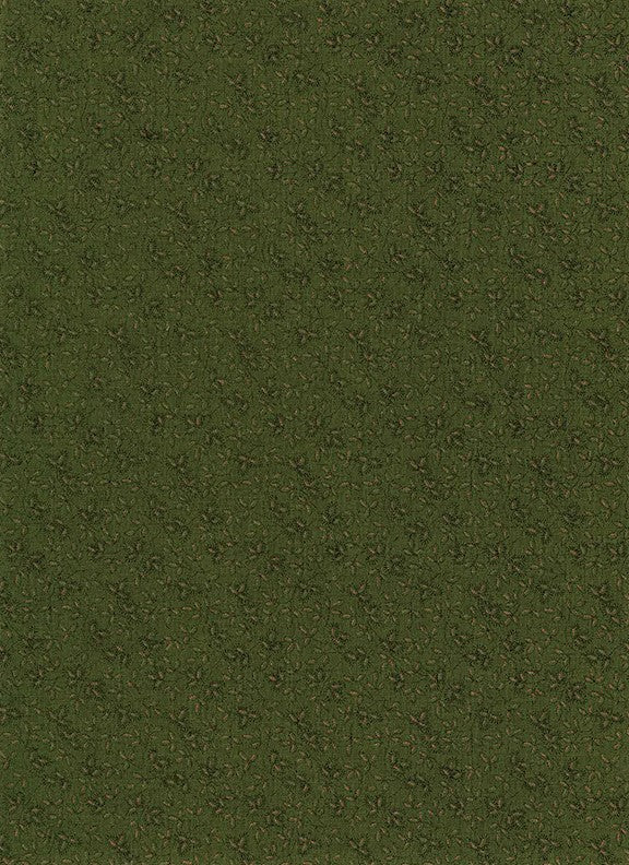 Green Fuzzy Leaf - Vintage 2203-66 – Square in a Square Quilting