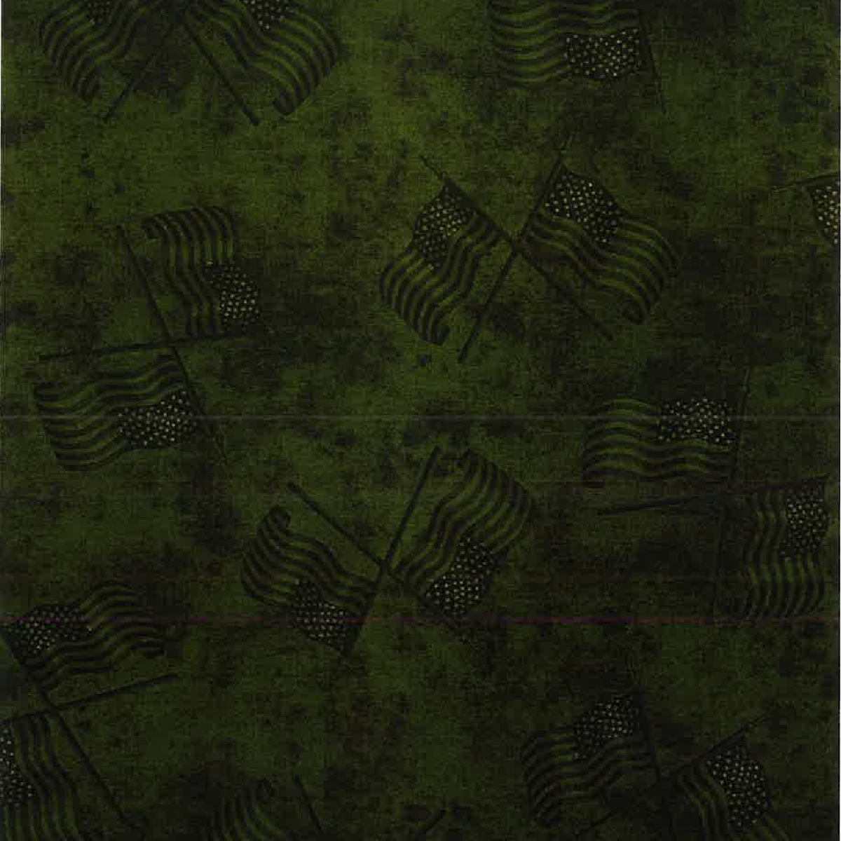 Green Tone on Tone Flag 2027-65 – Square in a Square Quilting